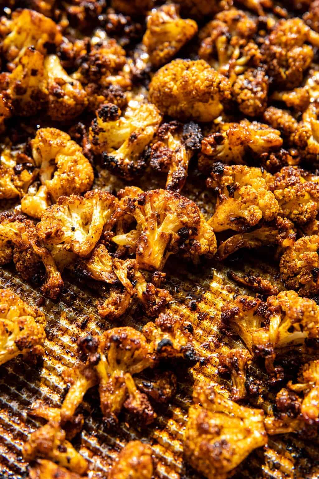 Roasted Cauliflower Pitas with Zhug and Garlic Tahini. - Half Baked Harvest