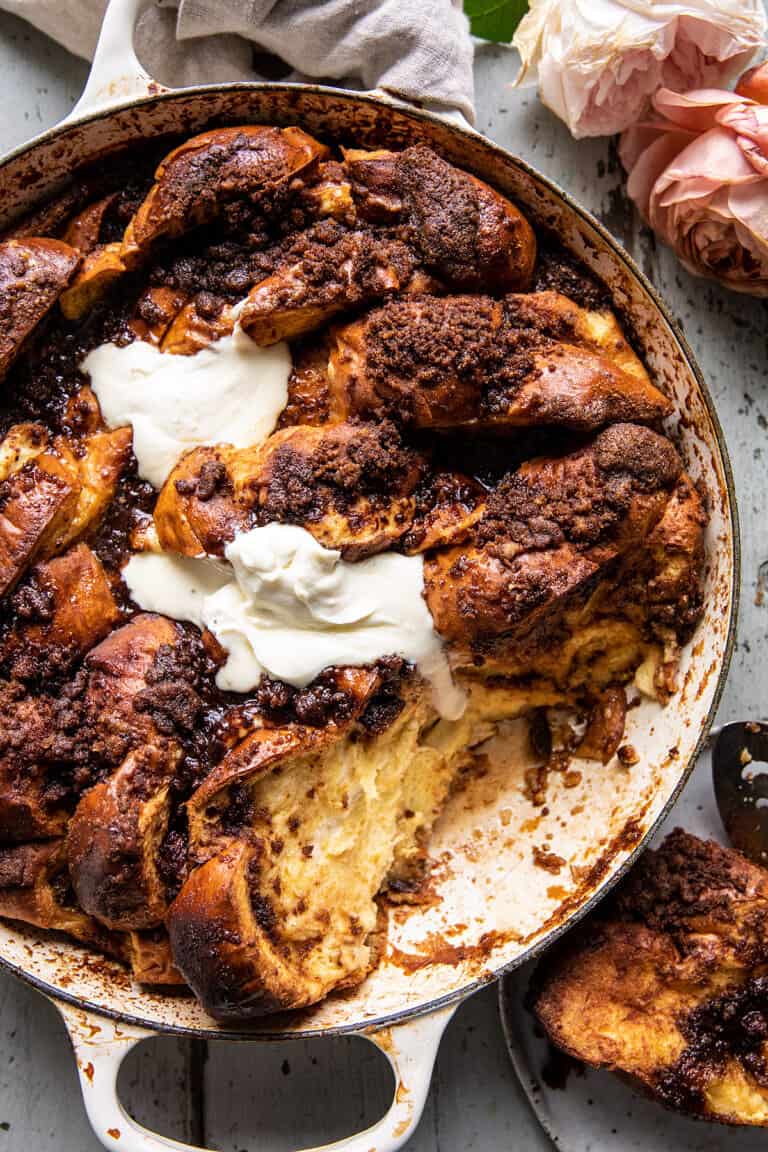 Baked Cinnamon Crunch French Toast. - Half Baked Harvest