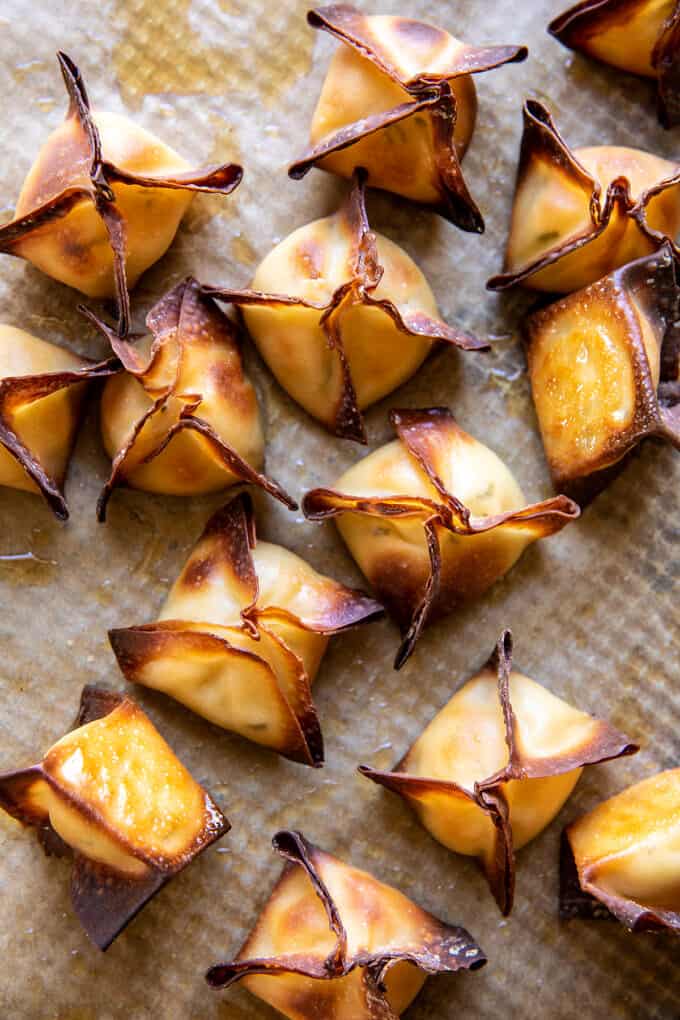 Cheese Rangoons with Sweet Ginger Chili Sauce. - Half Baked Harvest