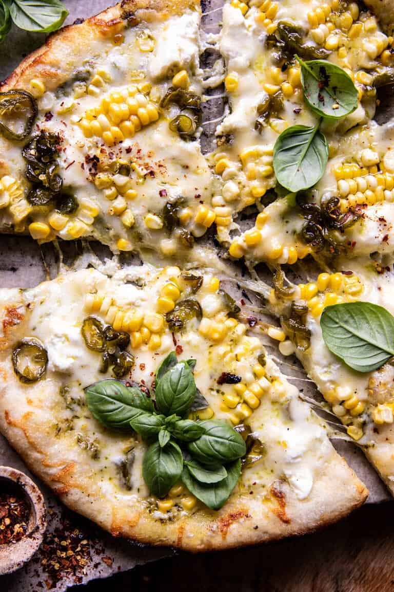 White Corn Pizza
