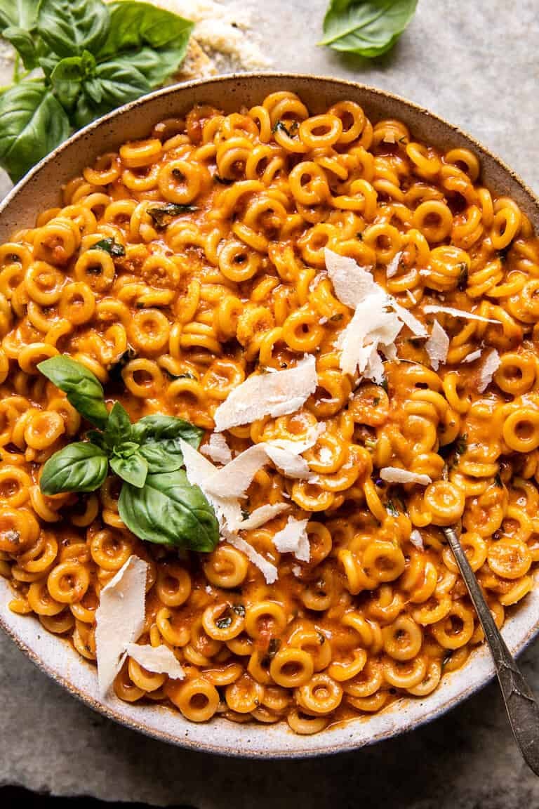 Super Easy Homemade Cheesy Spaghetti O's. - Half Baked Harvest