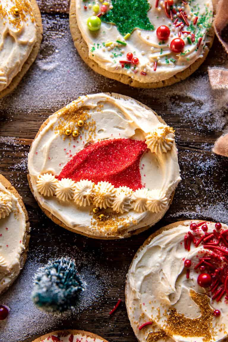 Easy Slice 'n' Bake Vanilla Bean Sugar Cookies. - Half Baked Harvest