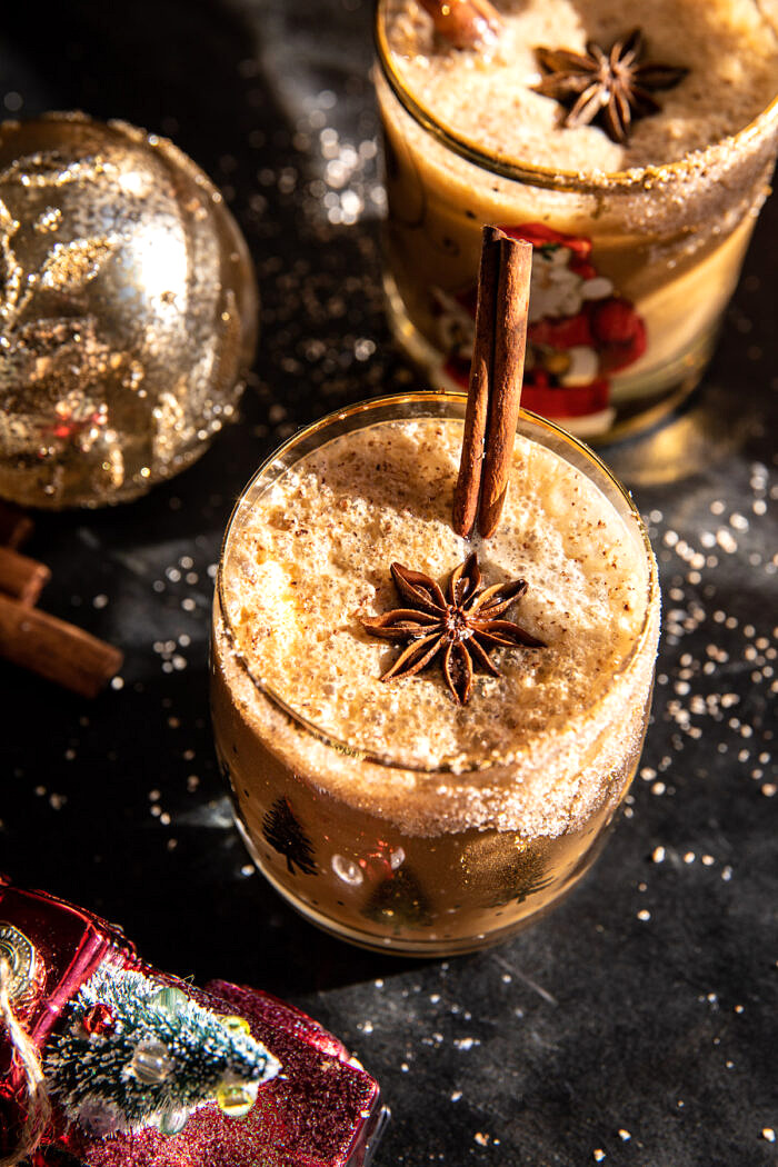 Christmas Vacation Dirty Chai Cocktail (with mocktail). - Half Baked ...