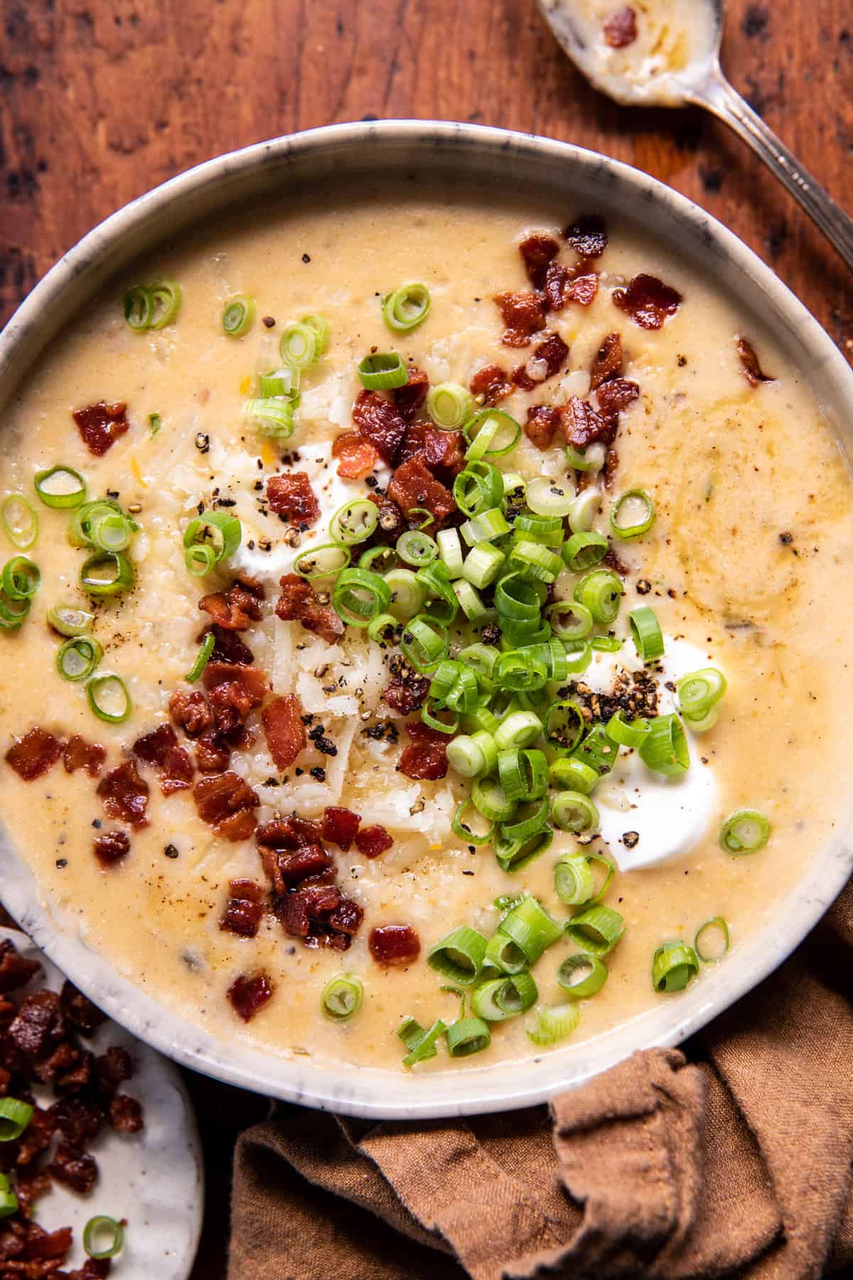 Easy Spicy Baked Potato Soup Half Baked Harvest