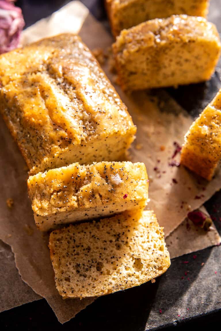 Lemon Ricotta Poppy Seed Mini Cakes