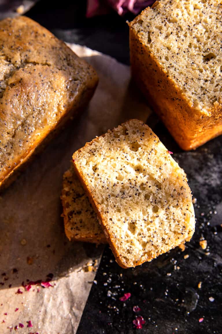 Lemon Ricotta Poppy Seed Mini Cakes