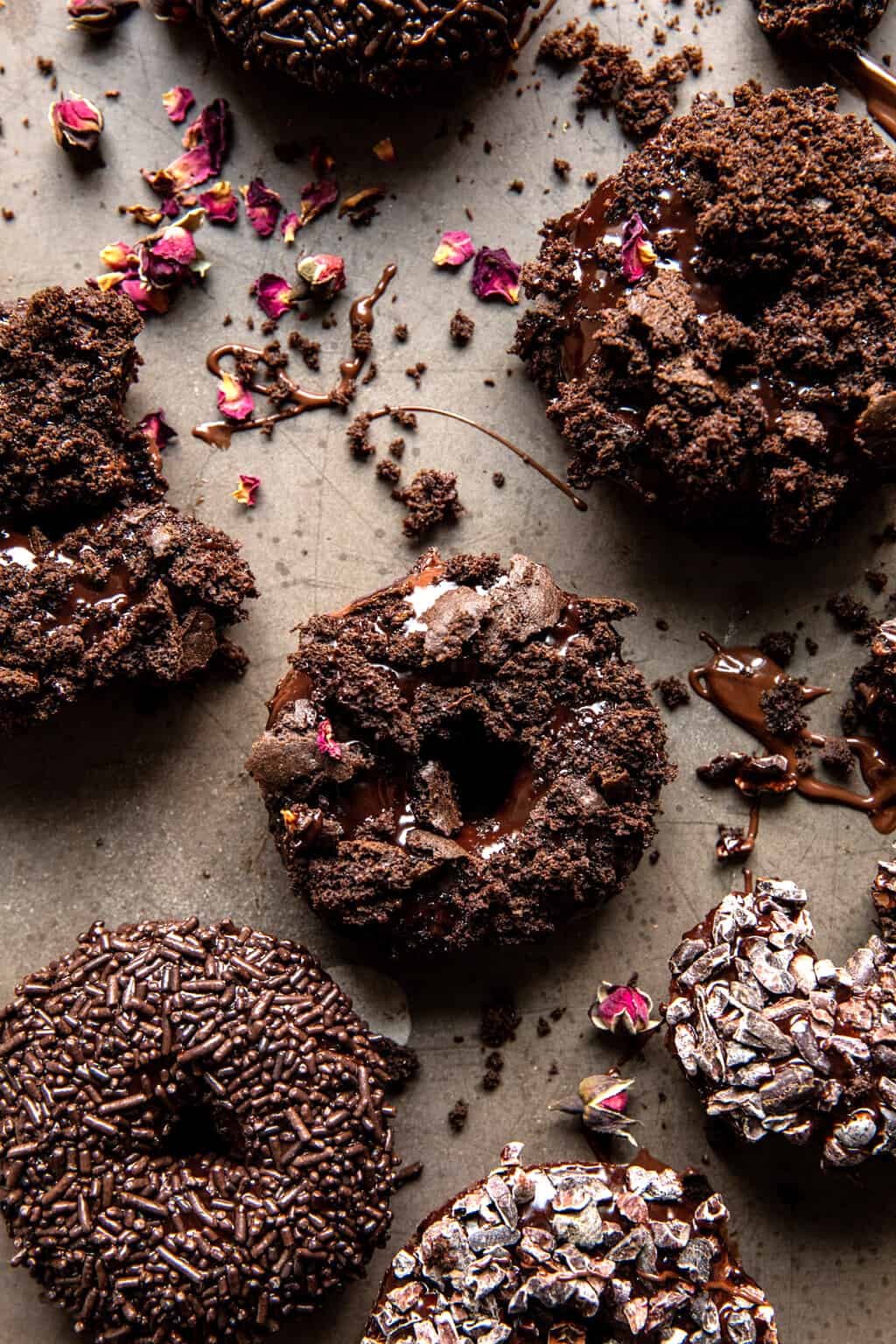 Baked Blackout Doughnuts. - Half Baked Harvest