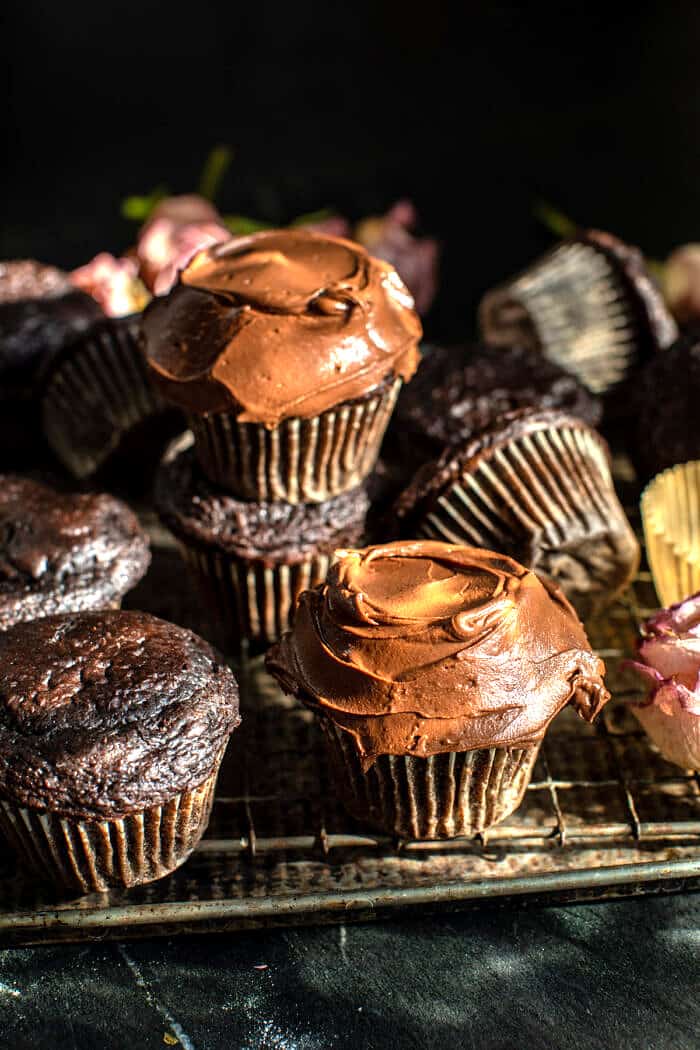 Simple Chocolate Celebration Cupcakes. - Half Baked Harvest