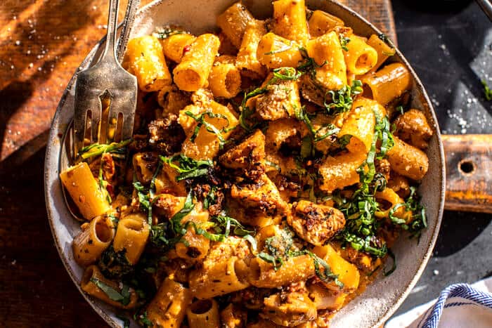Spicy Tuscan Chicken Pasta. - Half Baked Harvest