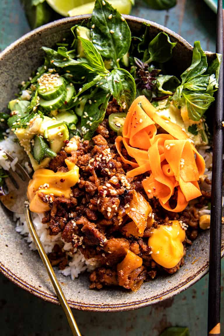 25 Minute Banh Mi Rice Bowls