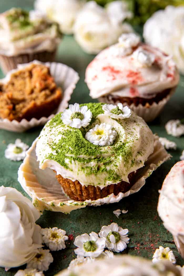 Carrot Cake Cupcakes. - Half Baked Harvest