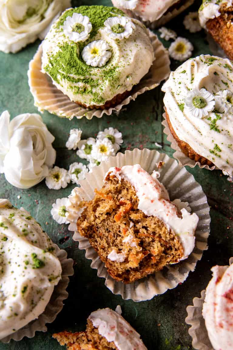 Carrot Cake Cupcakes. - Half Baked Harvest