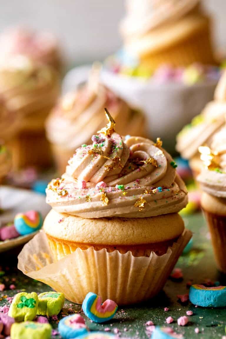 Lucky's Golden Ticket Cupcakes. - Half Baked Harvest