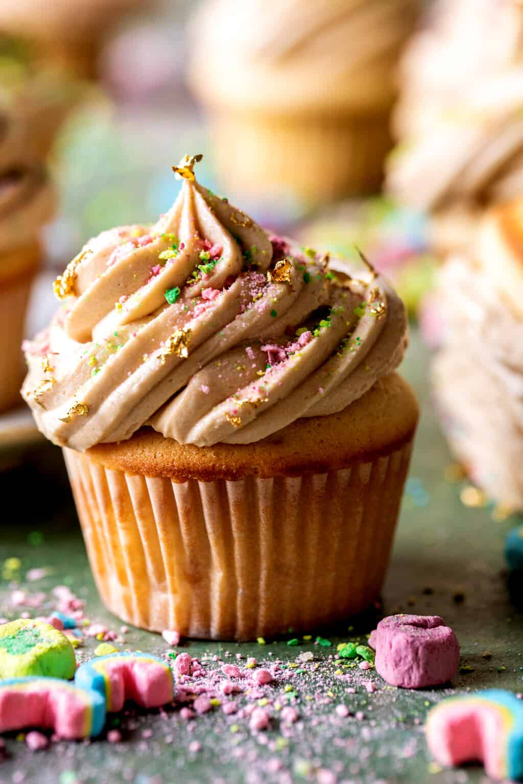 Lucky's Golden Ticket Cupcakes. - Half Baked Harvest