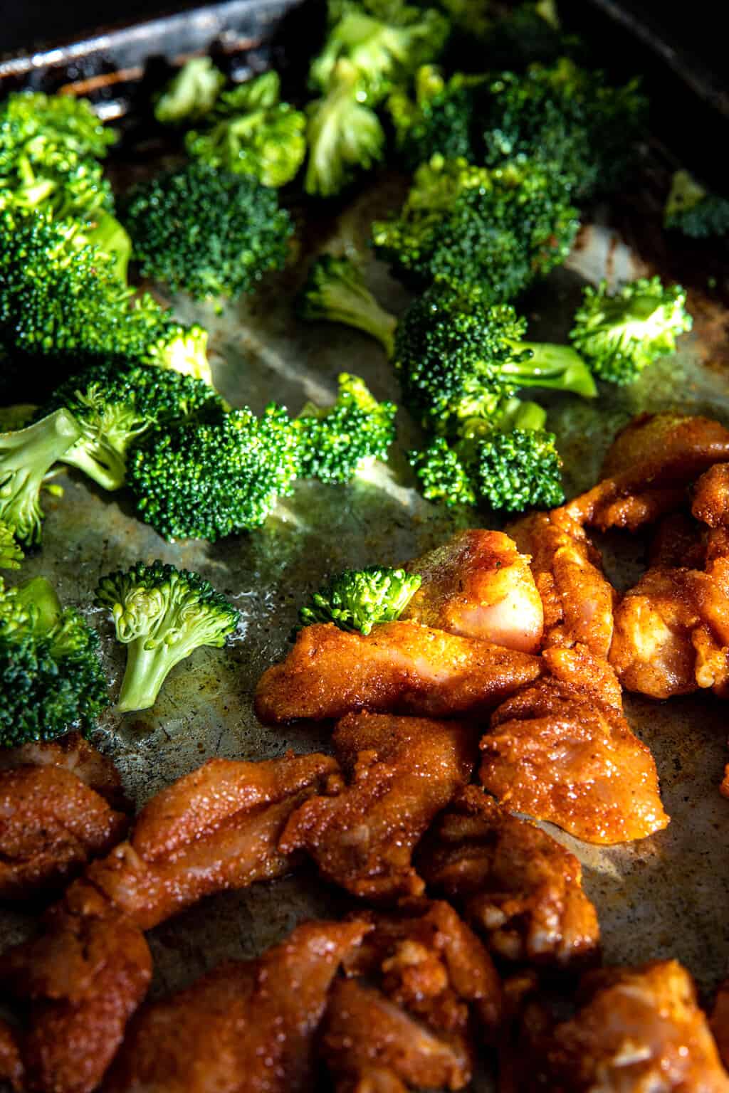 Sheet Pan Honey Buffalo Chicken with Broccoli. - Half Baked Harvest