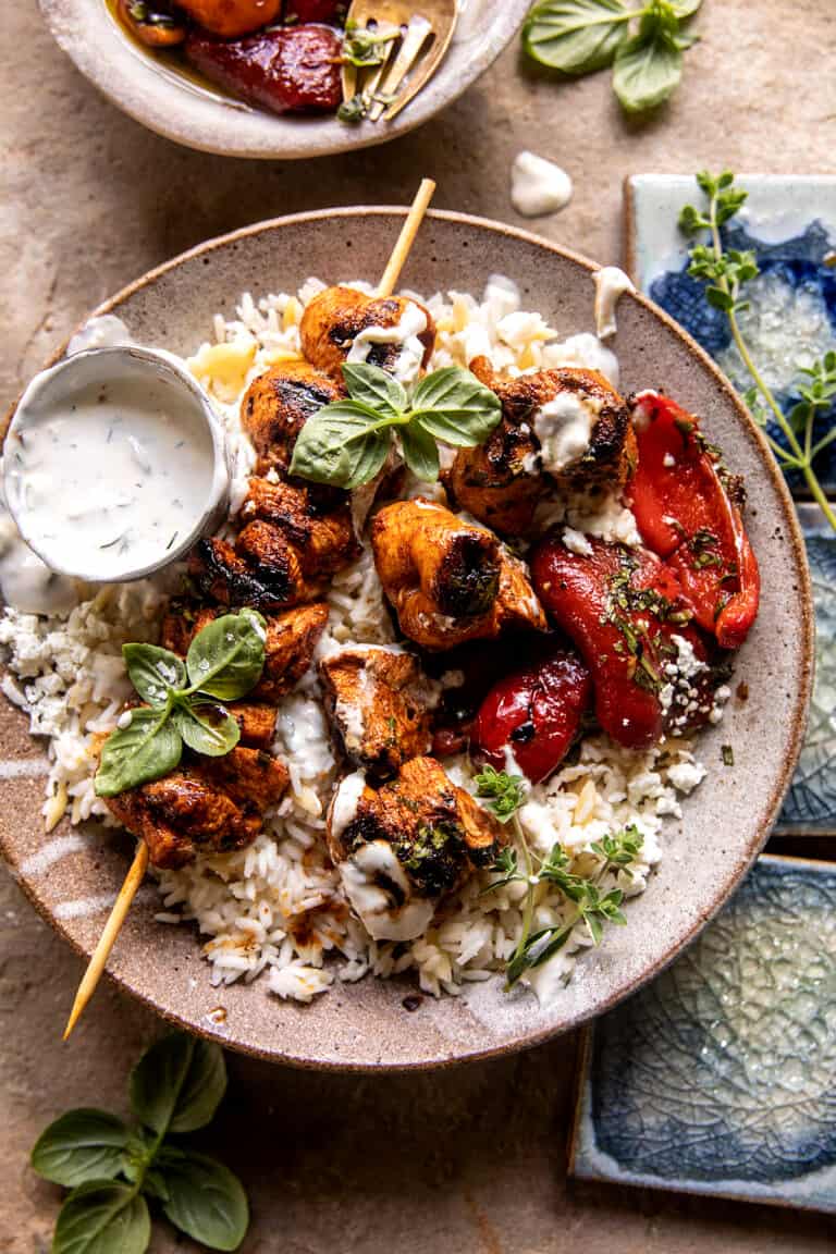 Chicken Tzatziki Rice Bowls. - Half Baked Harvest