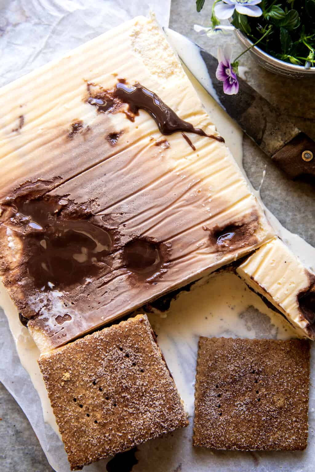 Toasted S'mores Ice Cream Sandwiches. - Half Baked Harvest