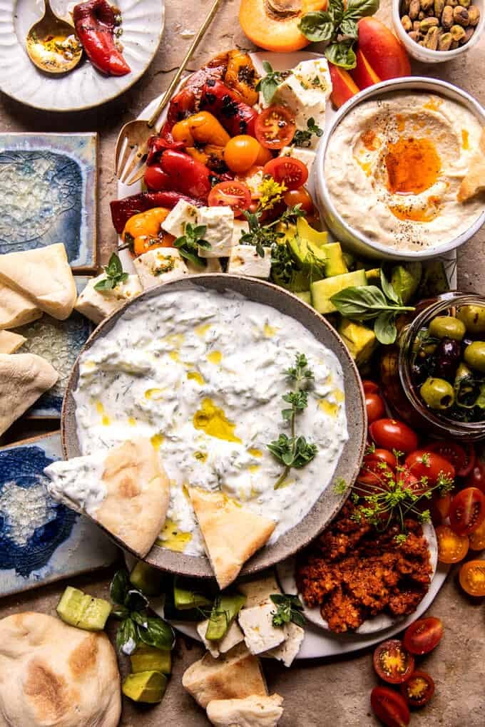 Easy Mediterranean Mezze Platter. - Half Baked Harvest