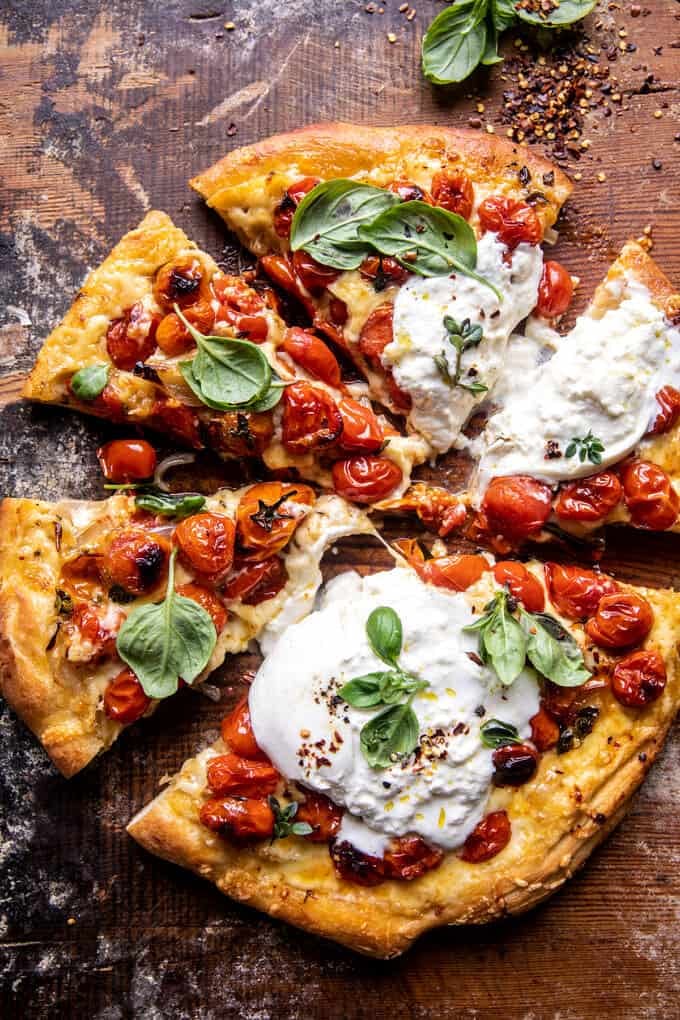 Herb Roasted Cherry Tomato Pizza - Half Baked Harvest