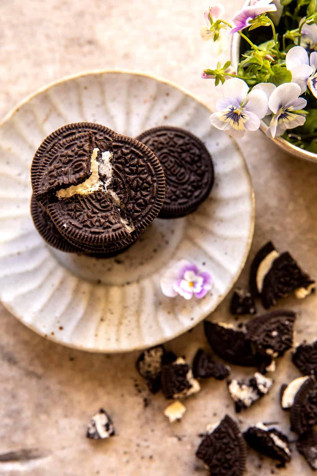 No Churn Chocolate Malt Oreo Ice Cream. - Half Baked Harvest