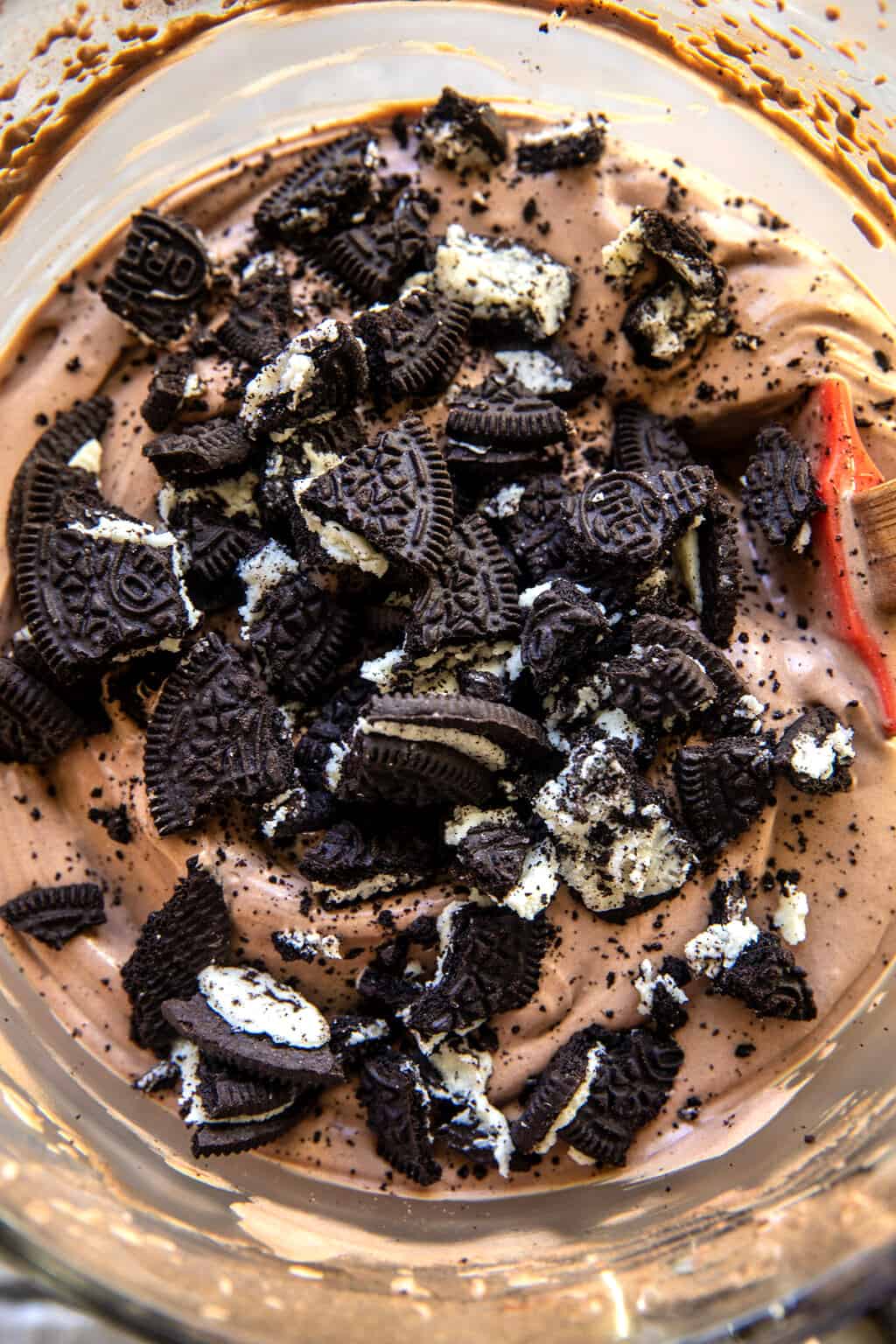 No Churn Chocolate Malt Oreo Ice Cream. - Half Baked Harvest