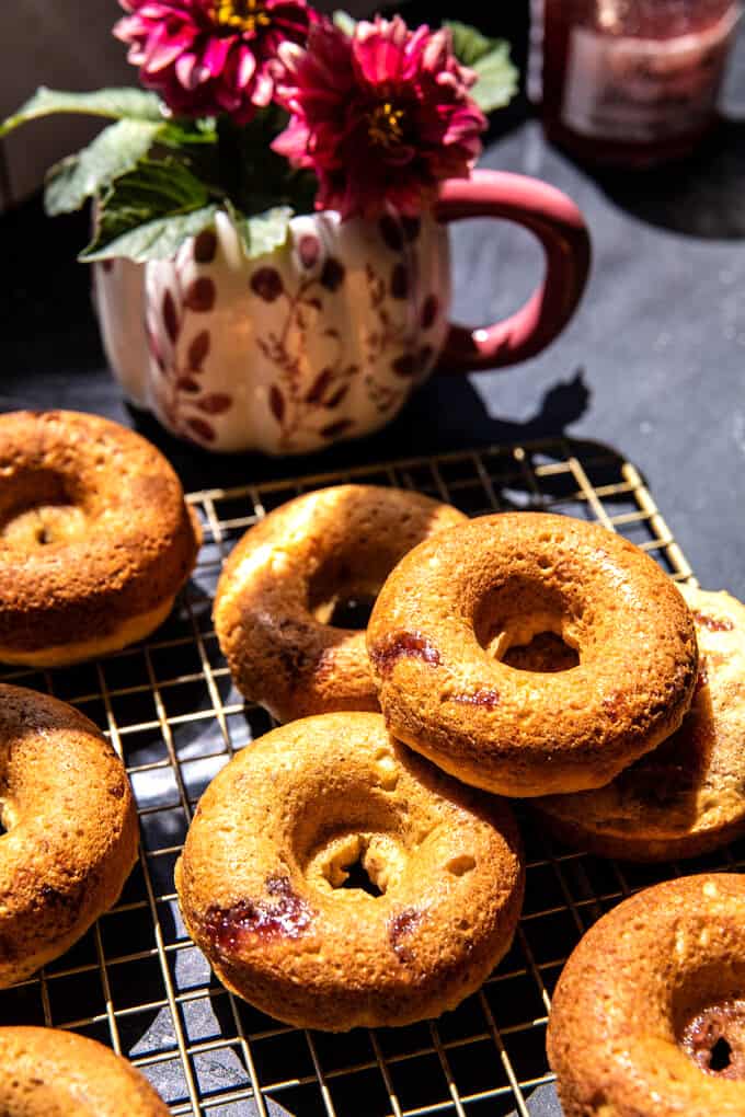 Baked Strawberry Glazed Doughnut. - Half Baked Harvest