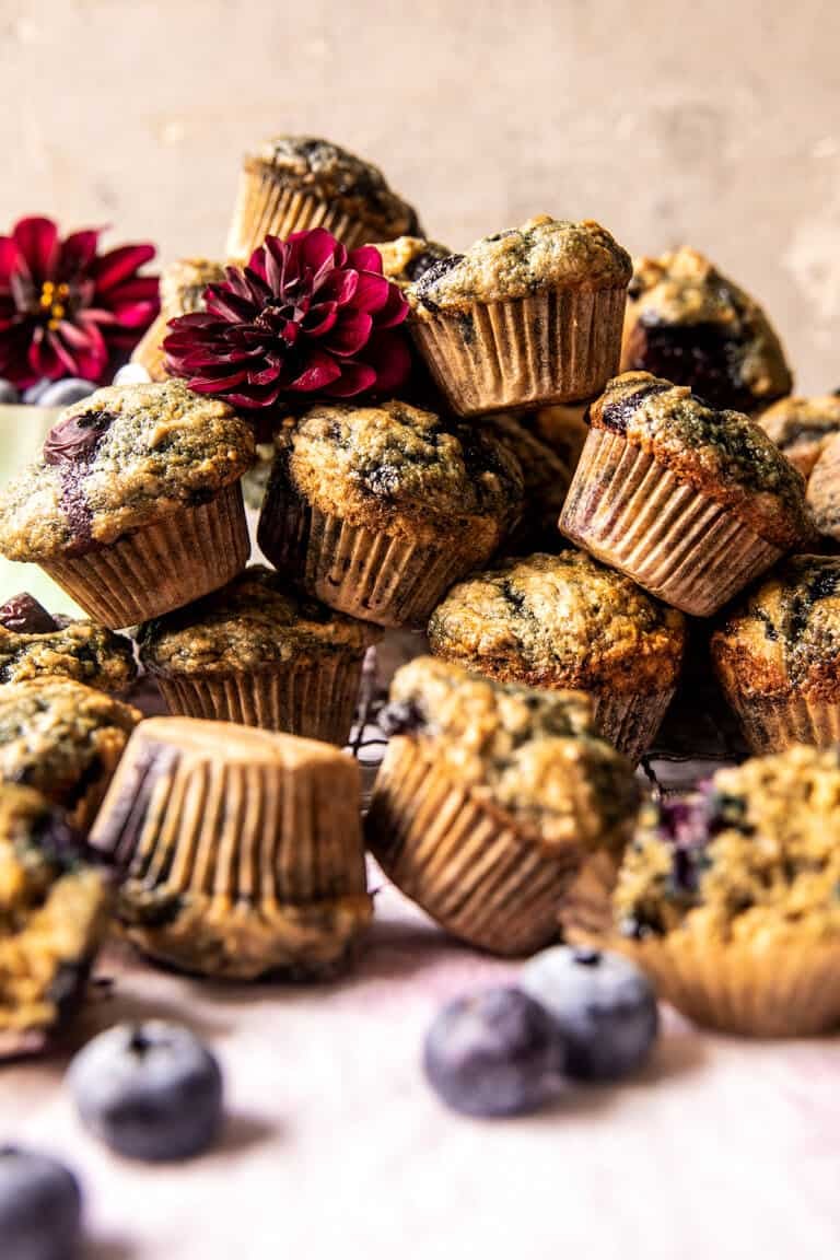 Mini Blueberry Muffins. - Half Baked Harvest