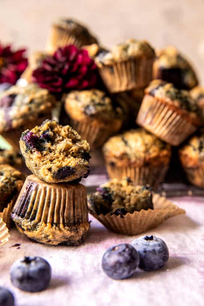 Mini Blueberry Muffins. - Half Baked Harvest