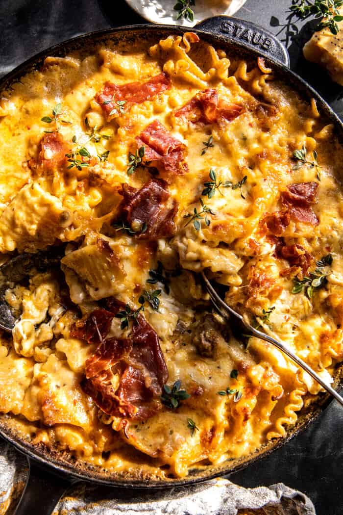 Easy Skillet Butternut Squash Lasagna. - Half Baked Harvest