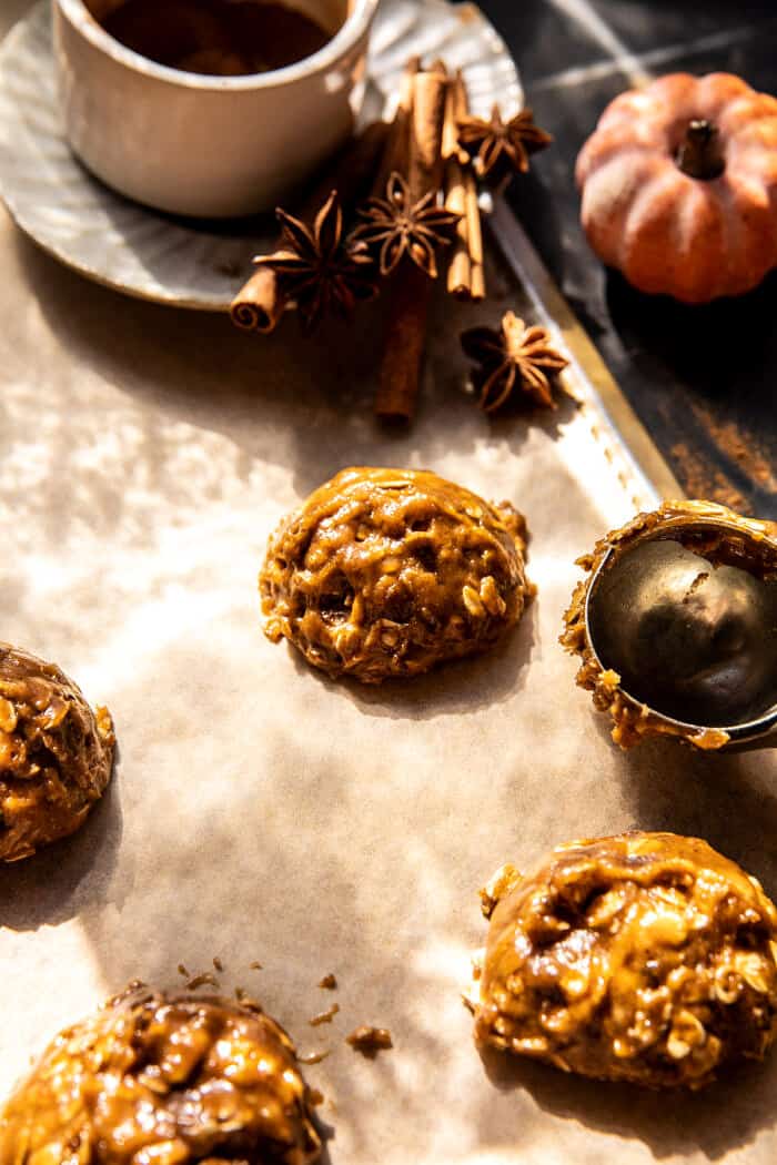 Brown Butter Pumpkin Oatmeal Latte Cookies. - Half Baked Harvest