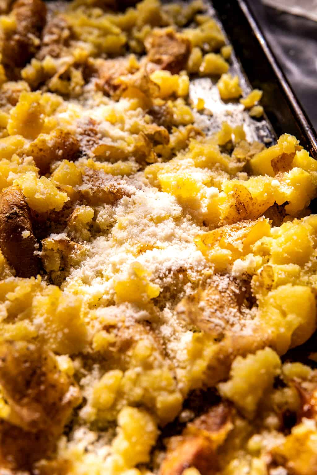 Crispy Brown Butter Sage Smashed Potatoes. - Half Baked Harvest