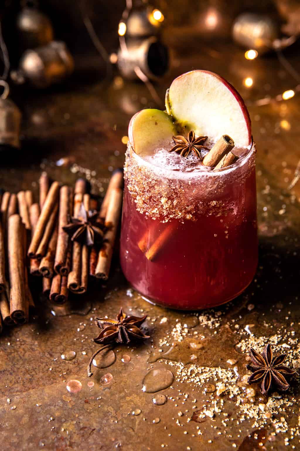 Fireside Cranberry Cider Margarita. - Half Baked Harvest