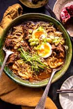 Spicy Miso Braised Beef Ramen. - Half Baked Harvest