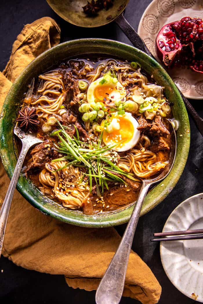 Spicy Miso Braised Beef Ramen. - Half Baked Harvest