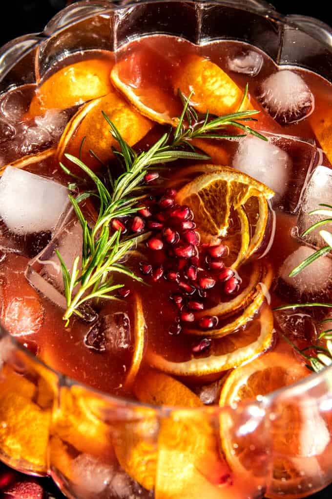 WhoVille Christmas Punch (+ mocktail). - Half Baked Harvest