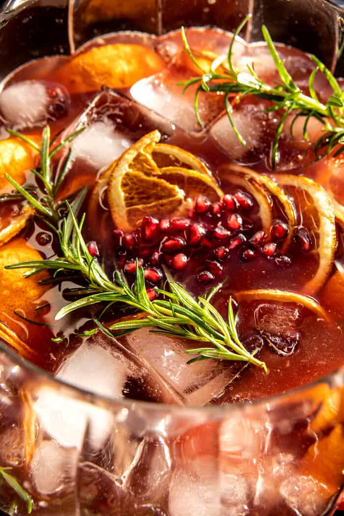 WhoVille Christmas Punch (+ mocktail). - Half Baked Harvest