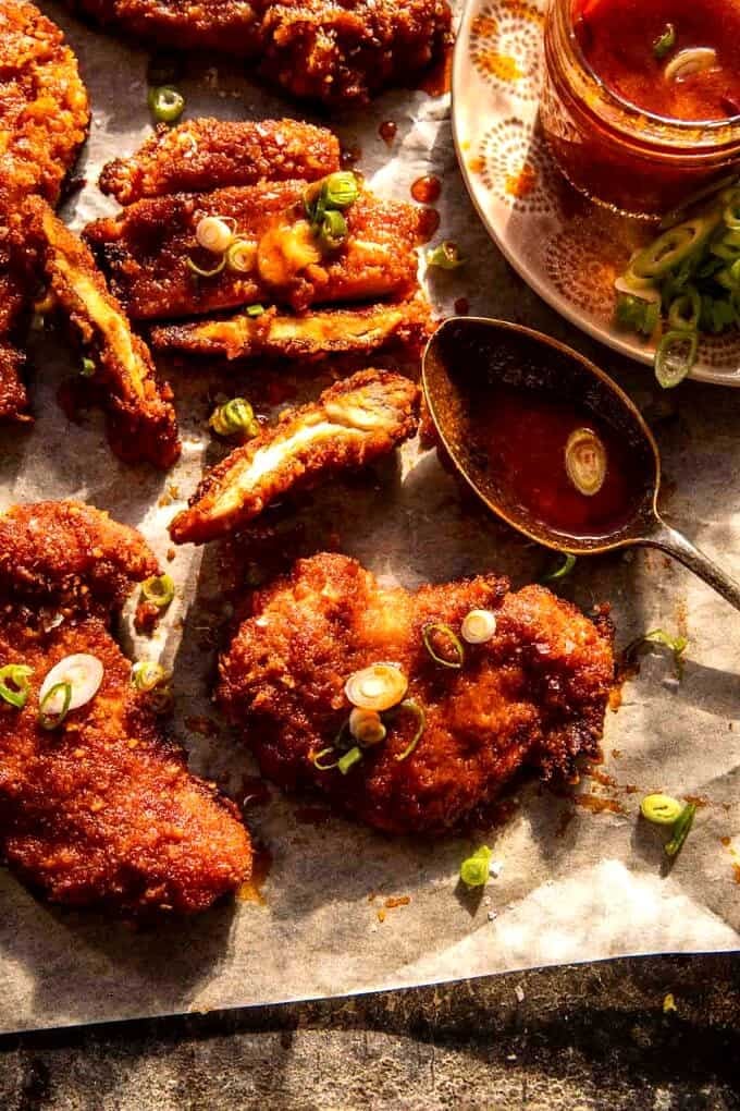 Baked Crunchy Honey Buffalo Chicken. - Half Baked Harvest