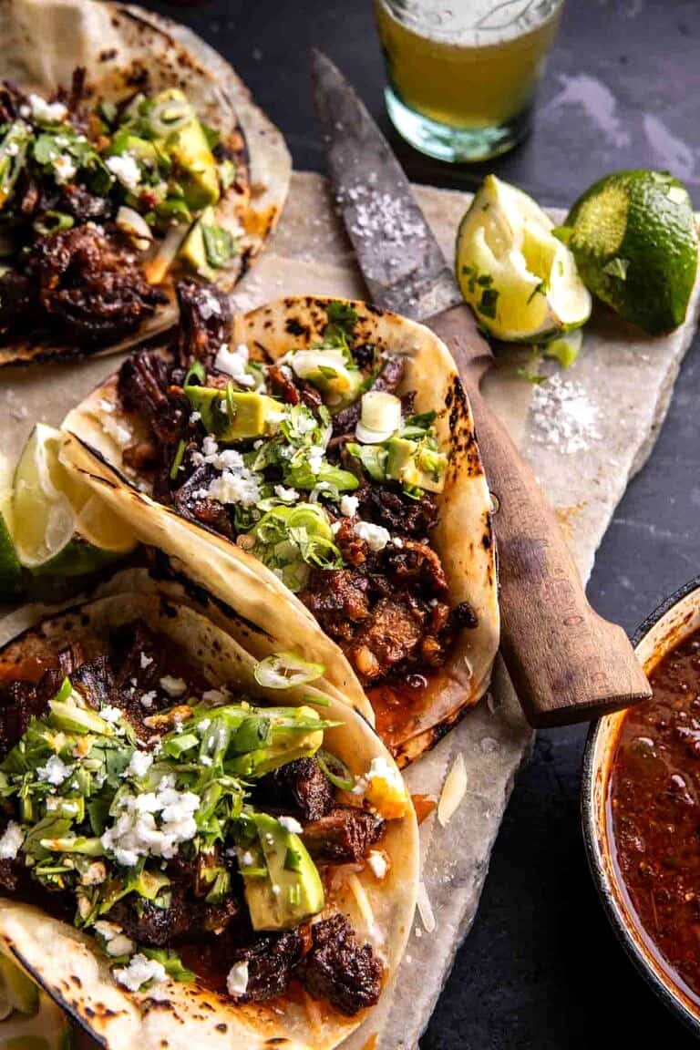 Crockpot Chipotle Pot Roast Tacos. - Half Baked Harvest