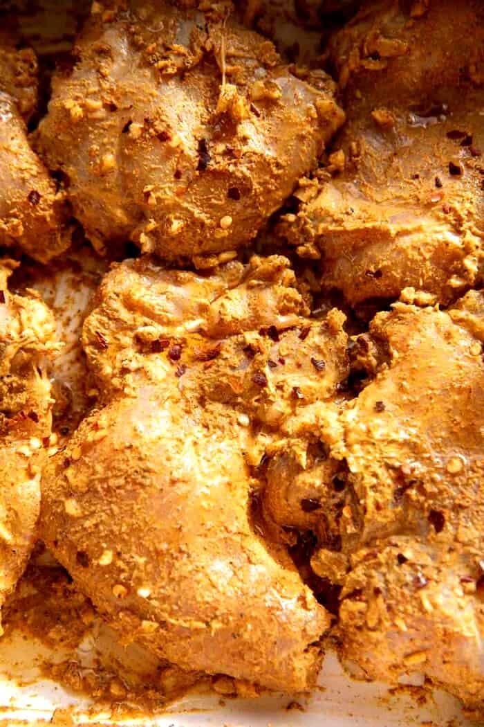 One Pan Spicy Sesame Butter Chicken. - Half Baked Harvest