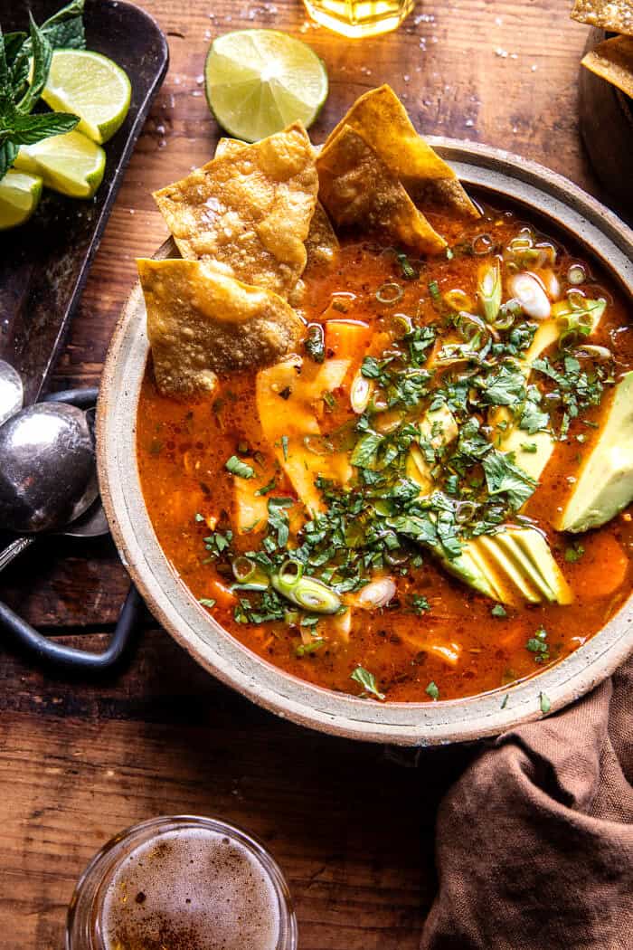 Salsa Verde Tortilla Soup. - Half Baked Harvest