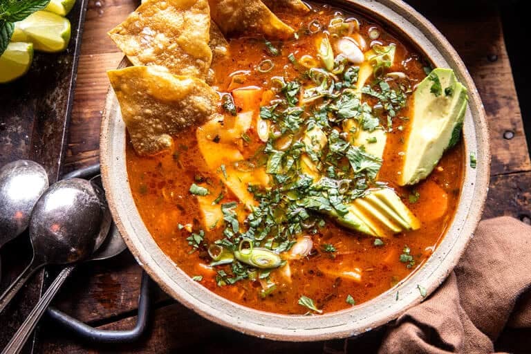 Salsa Verde Tortilla Soup. - Half Baked Harvest