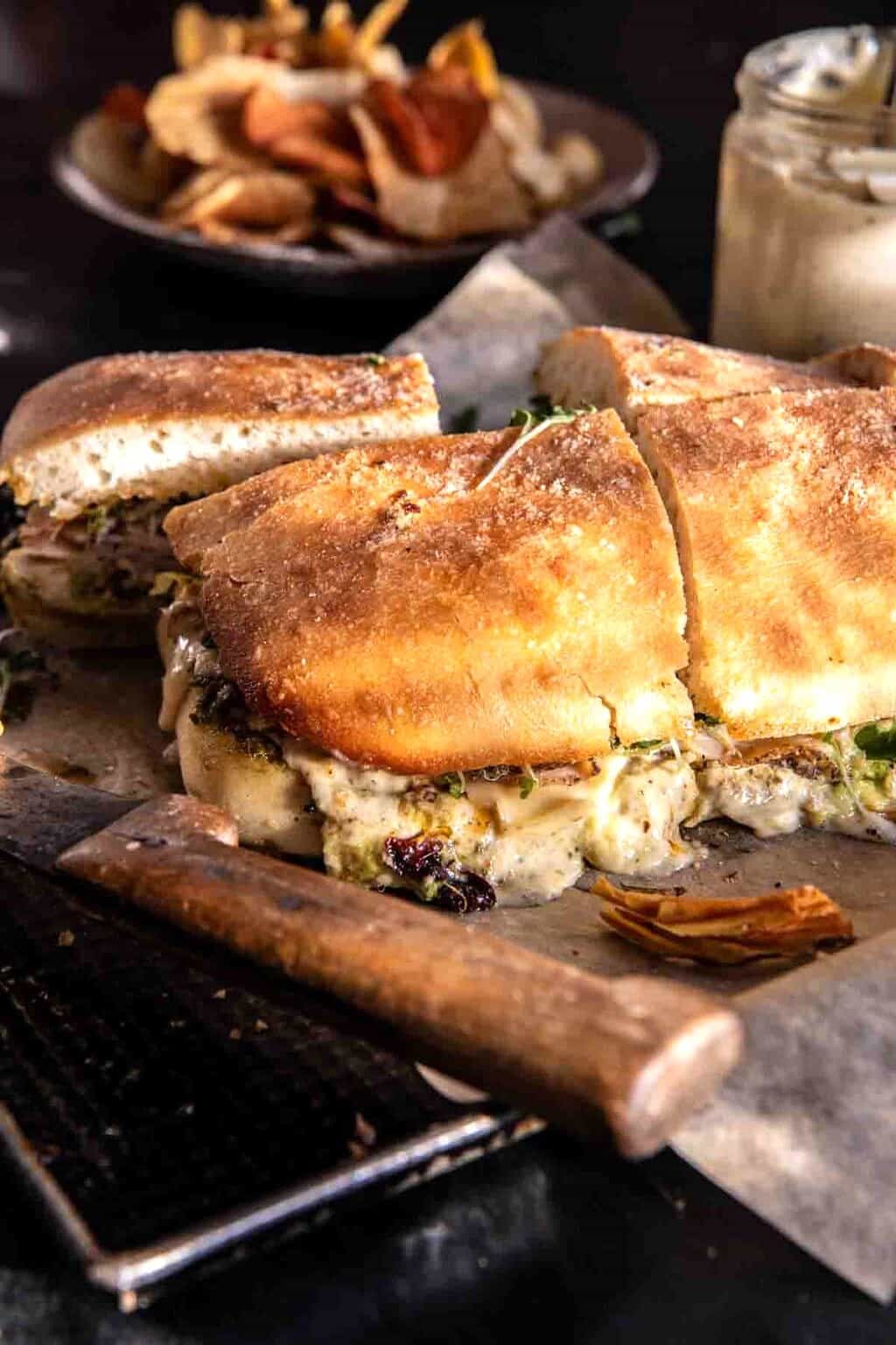 Sun-dried Tomato Pesto Turkey Sandwich. - Half Baked Harvest