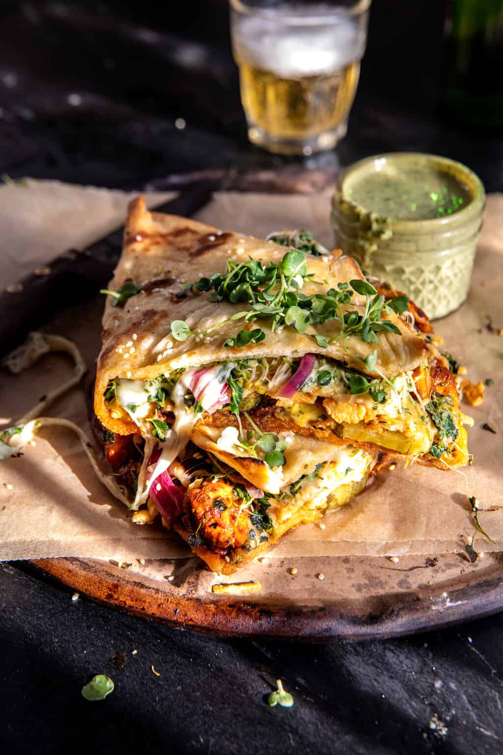Sheet Pan Chicken Shawarma Havarti Sandwich. - Half Baked Harvest