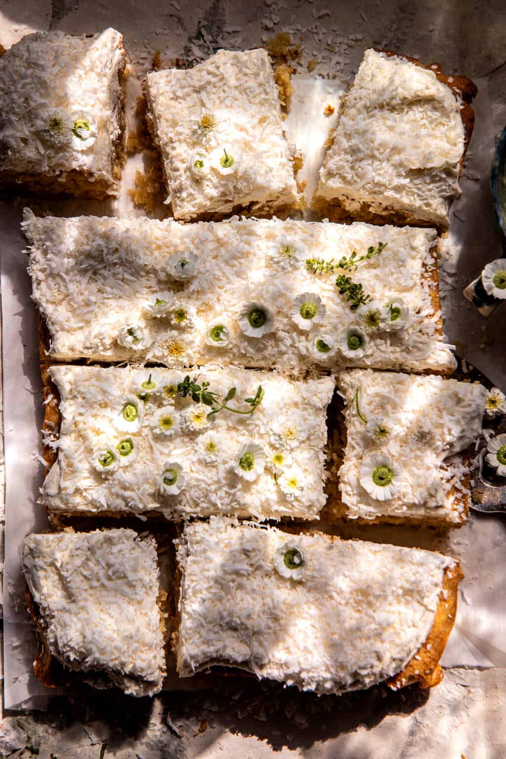 Coconut Sheet Cake. - Half Baked Harvest