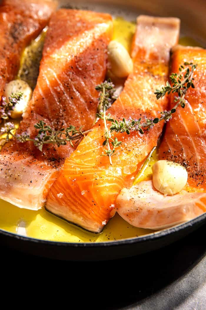 Creamy Garlic Butter Baked Salmon. - Half Baked Harvest
