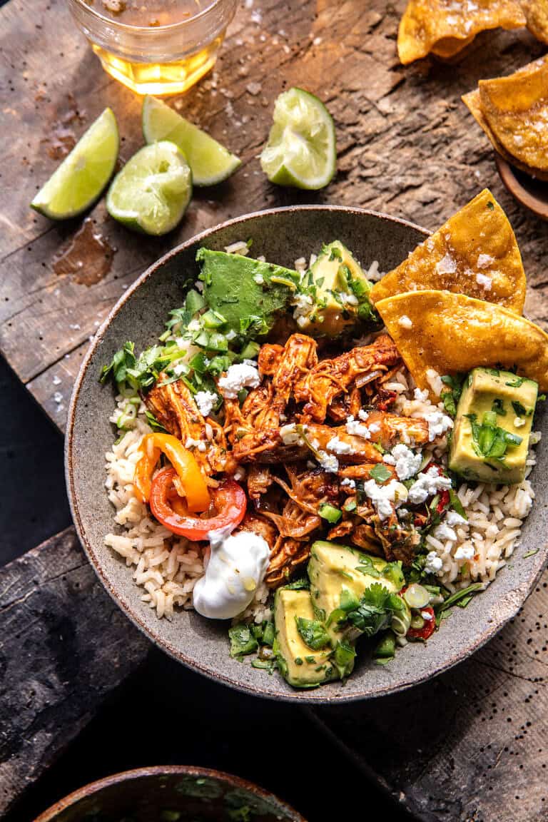 Sheet Pan Chicken Tinga Bowls. - Half Baked Harvest