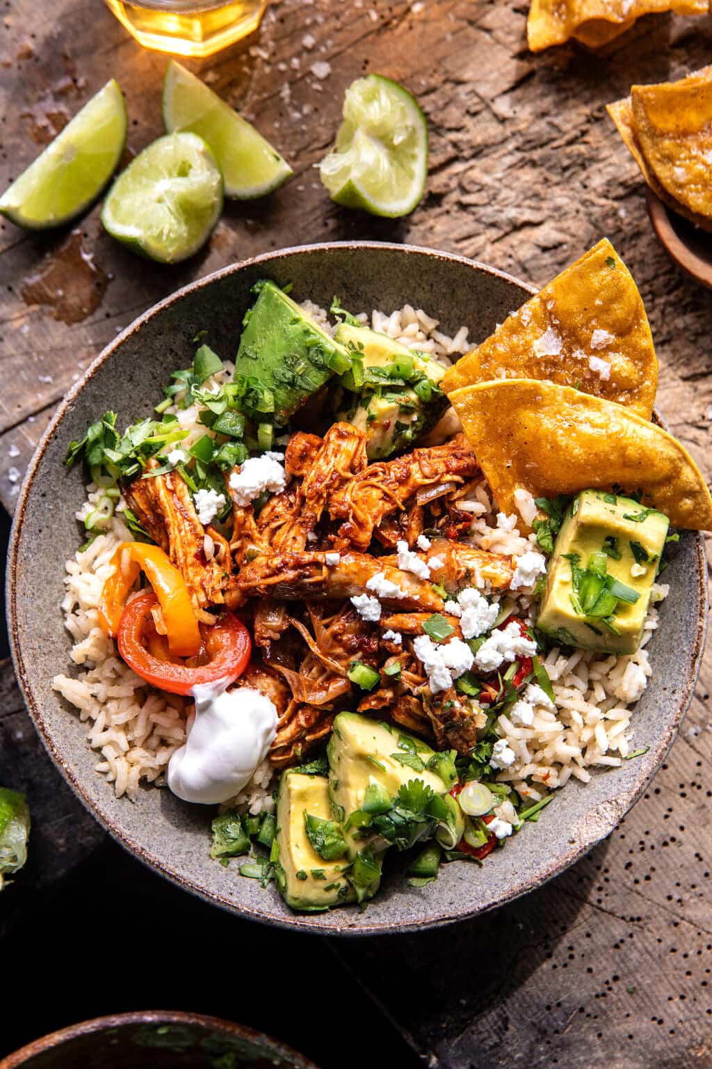 Sheet Pan Chicken Tinga Bowls. - Half Baked Harvest