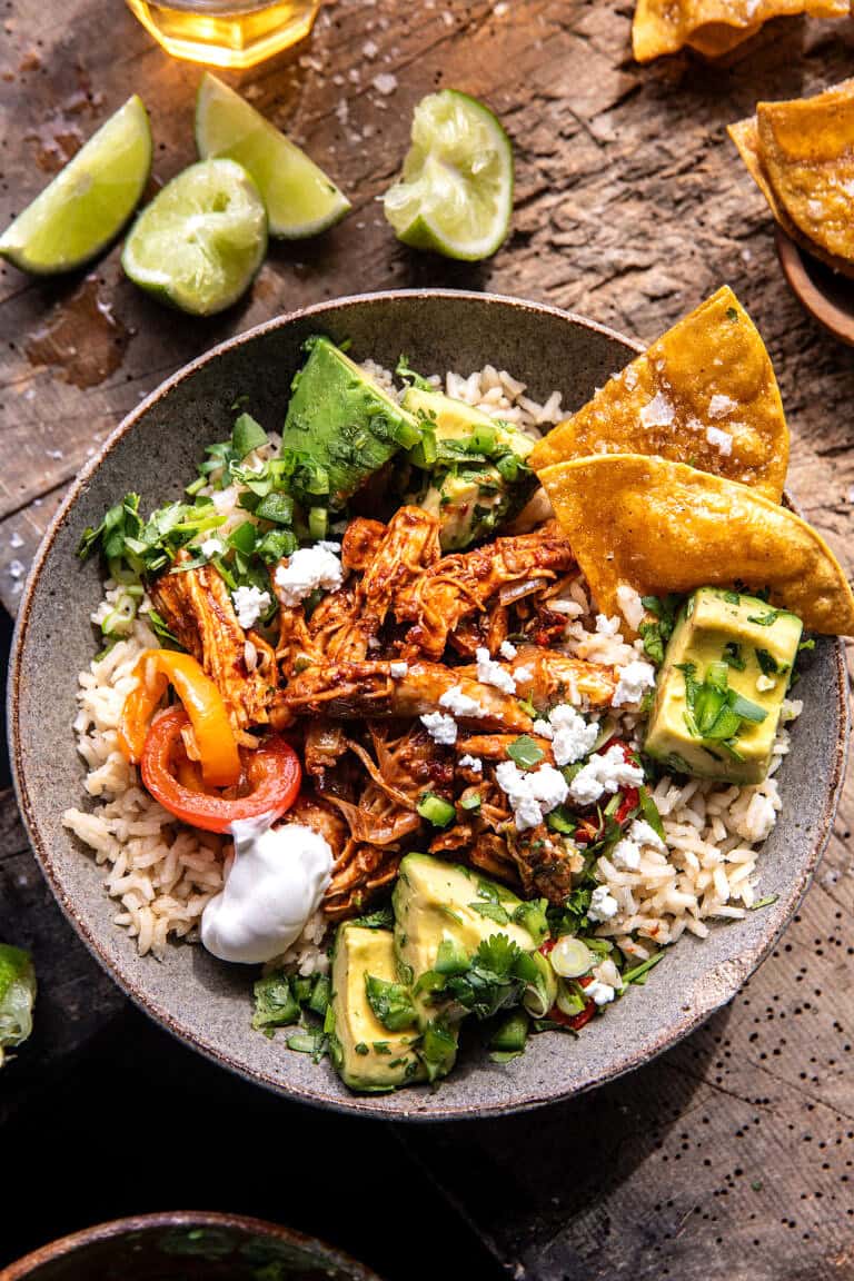 Sheet Pan Chicken Tinga Bowls. - Half Baked Harvest