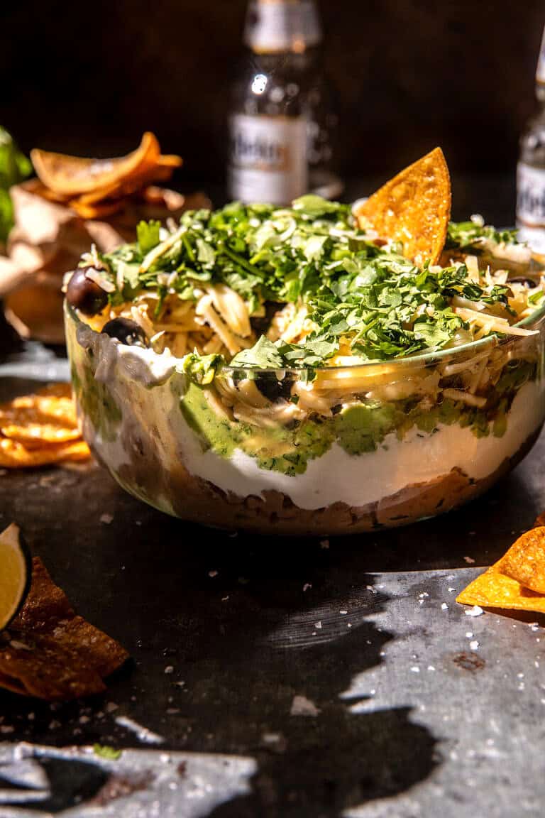 Granny's 7 Layer Dip. - Half Baked Harvest