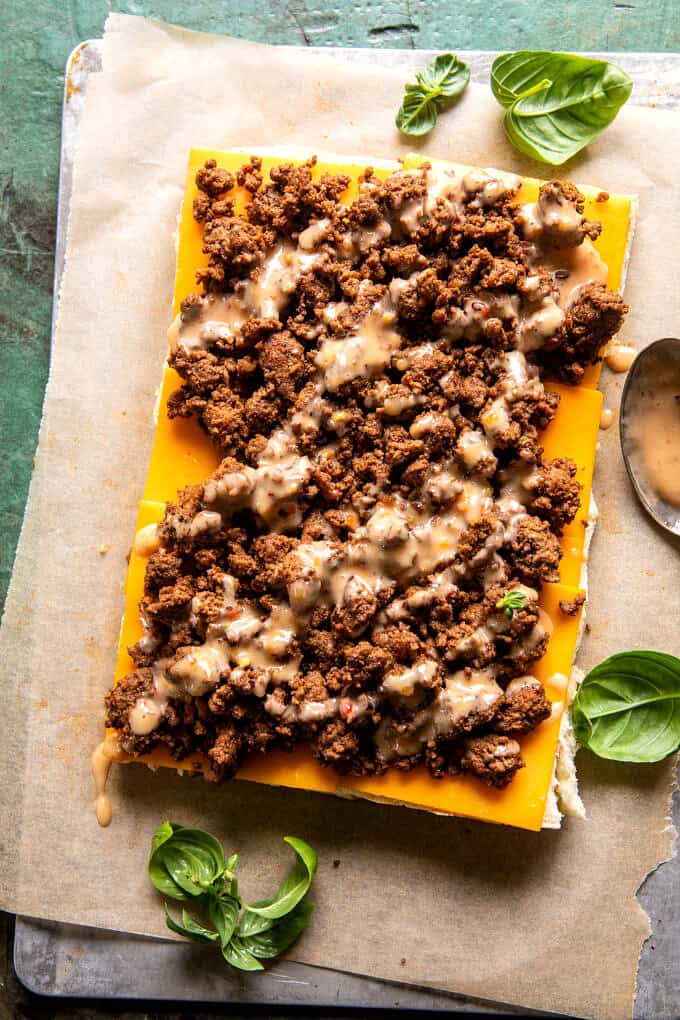 Pull Apart Cheeseburger Sliders. - Half Baked Harvest